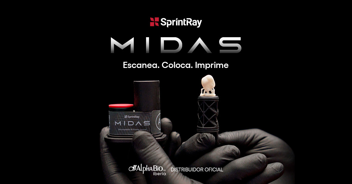 MIDAS SprintRay para restauraciones dentales - Alpha-Bio Iberia